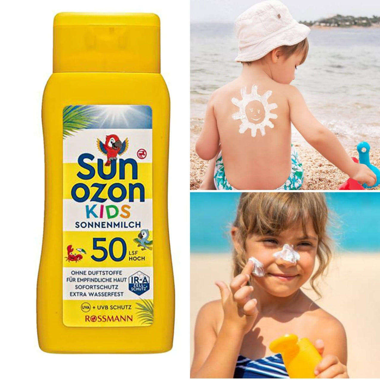 Sun Ozon Kids Sunscreen SPF 50 ( UVA + UVB ) — Vizolik